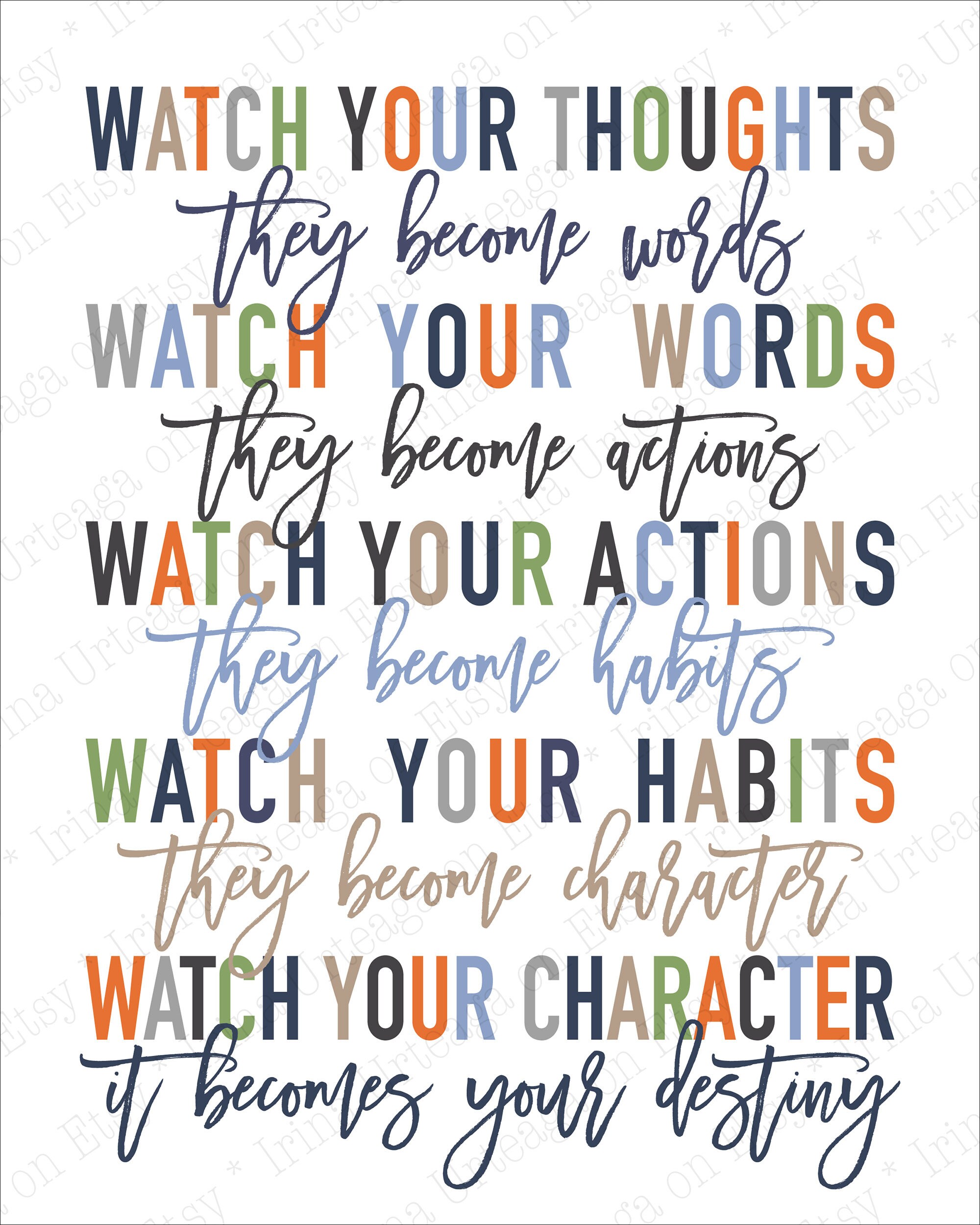 Your Destiny Inspirational Quote Wall Art Printable Poster - Etsy