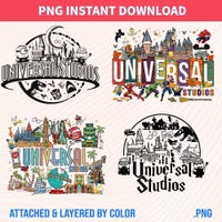 Universal Studios Icons, Florida Landmarks Png, PNG Files, Universal ...