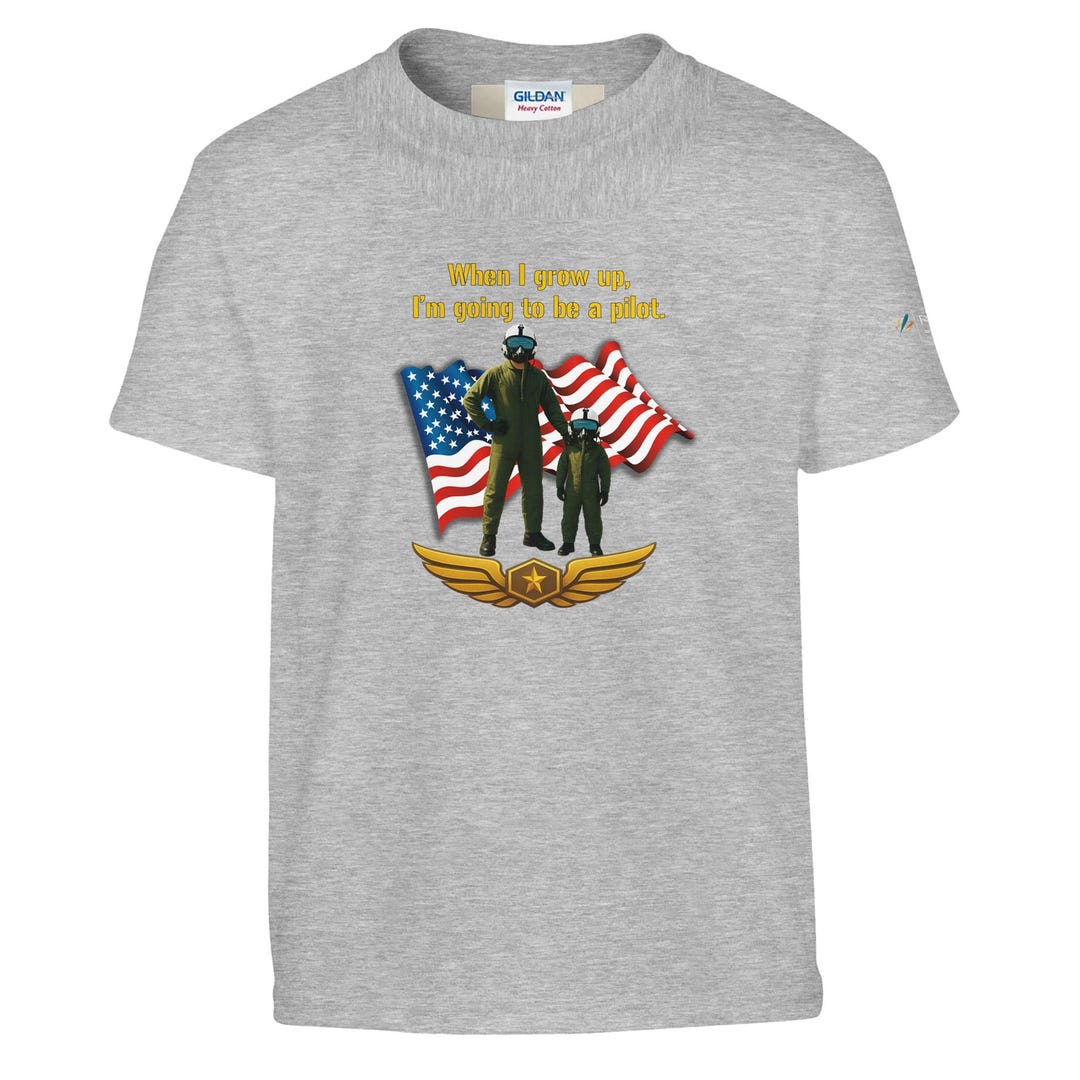 Future Military Pilot T-shirt – Aviation Gift for Kids - Etsy