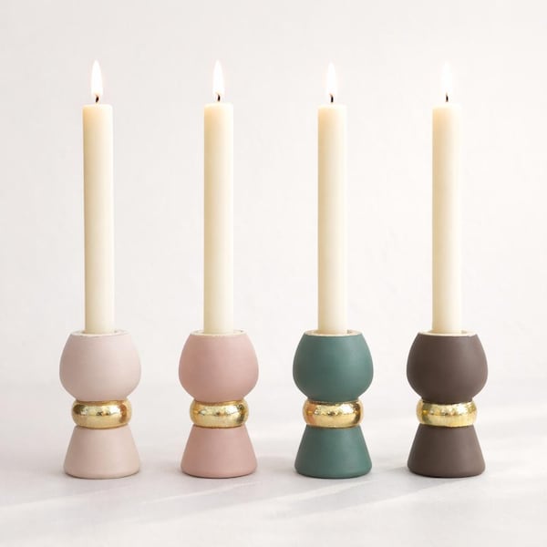 Candlestick Holders Stone - Etsy
