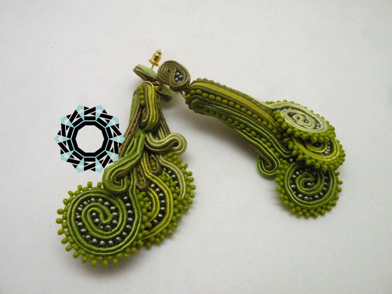 3D Soutache Earrings Tutorial Original Soutache Pattern - Etsy