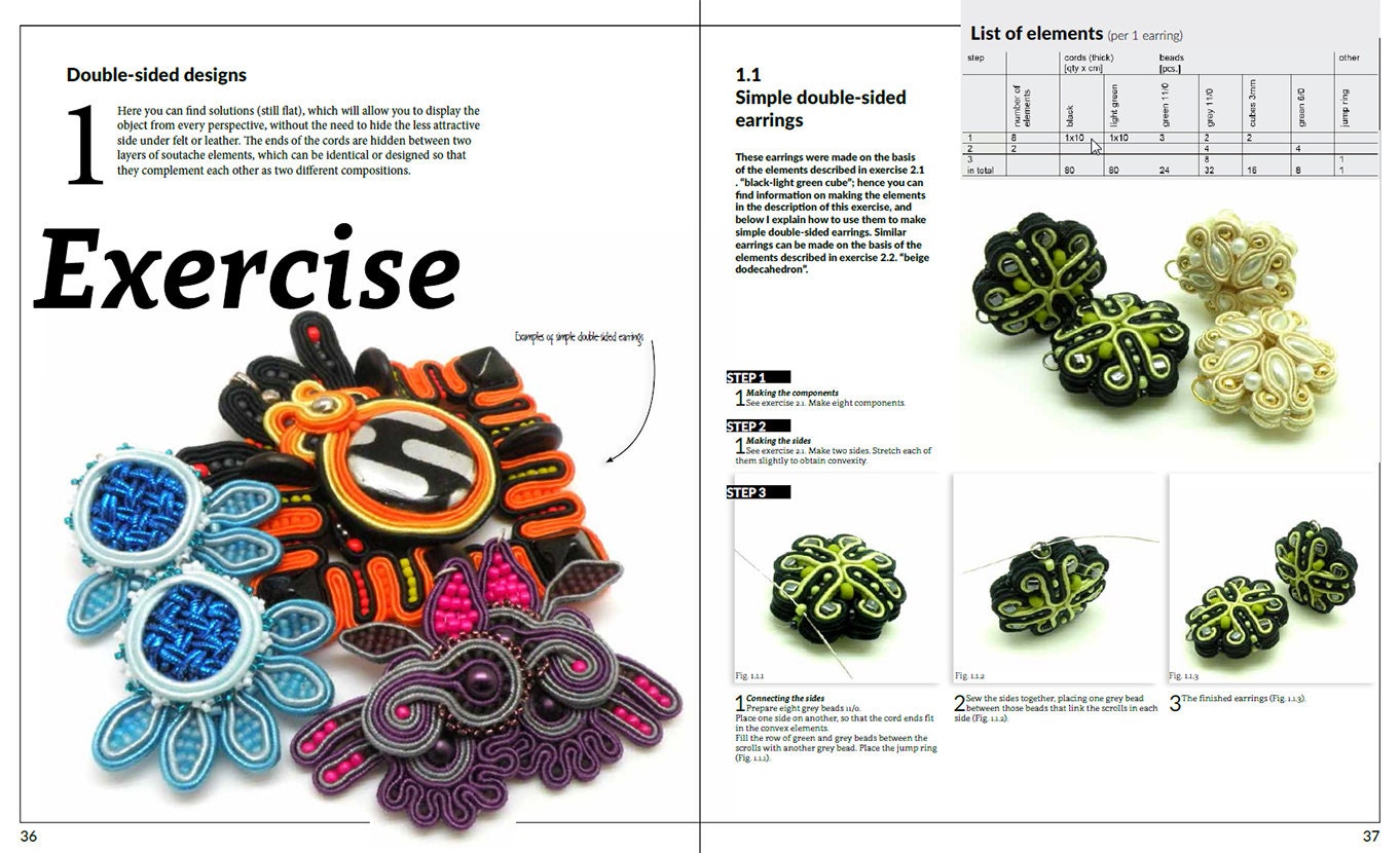3D Soutache Tutorial E-book, Soutache Technique Lessons, Craft and ...