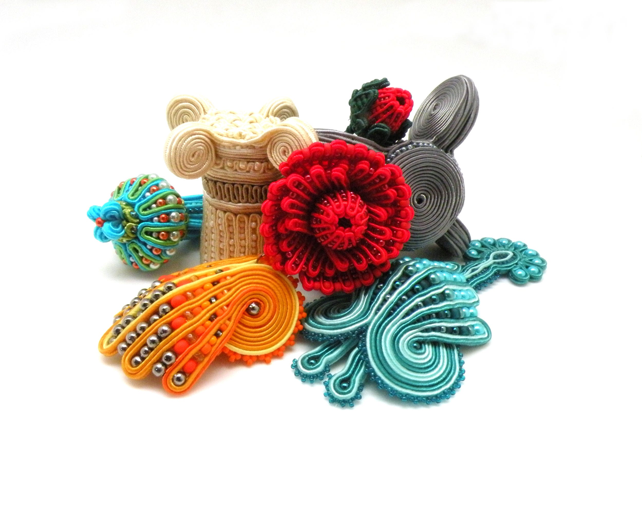 3D Soutache Tutorial E-book, Soutache Technique Lessons, Craft and ...