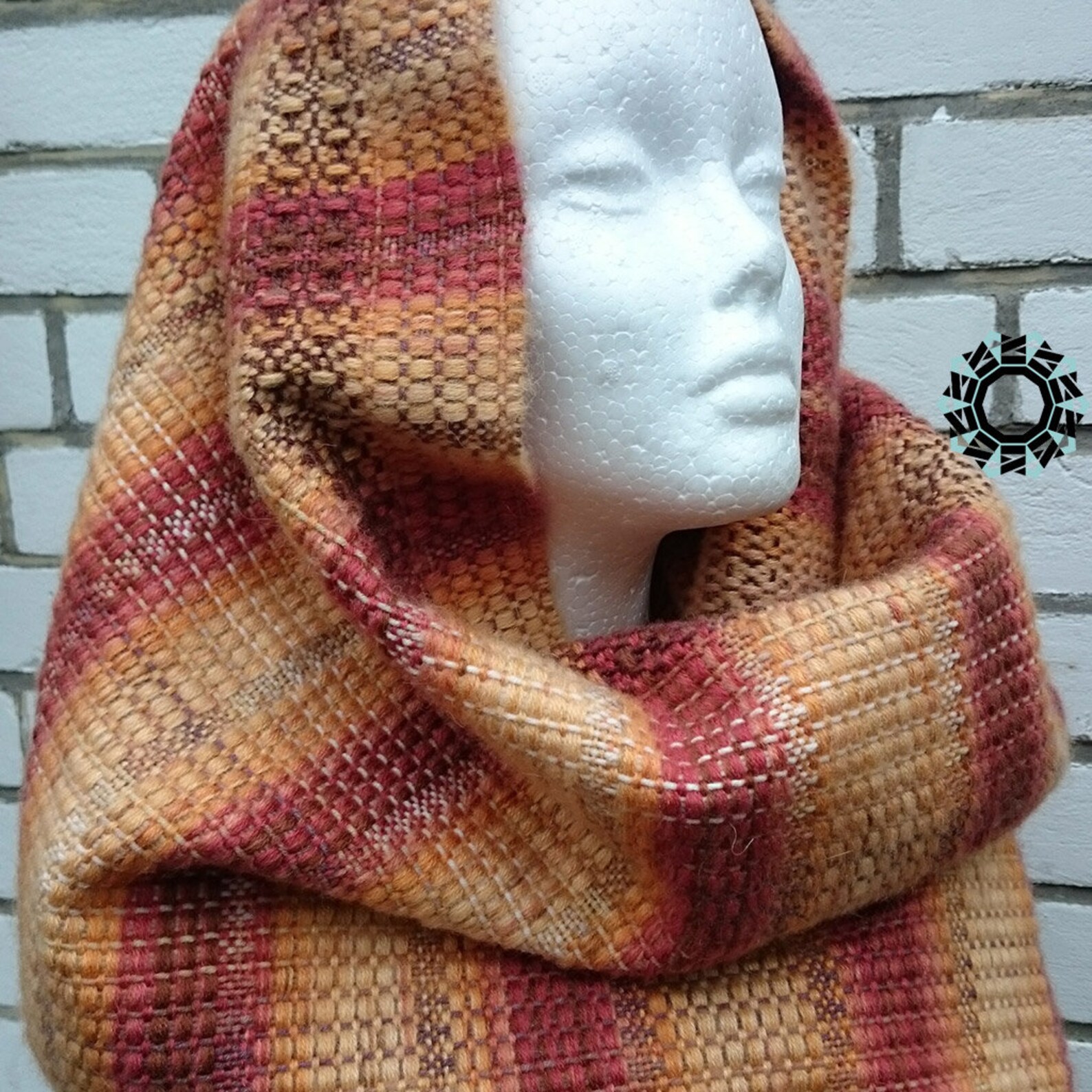 Mohair Apricot Scarf Handmade Weaving Weaving Scarf Women - Etsy