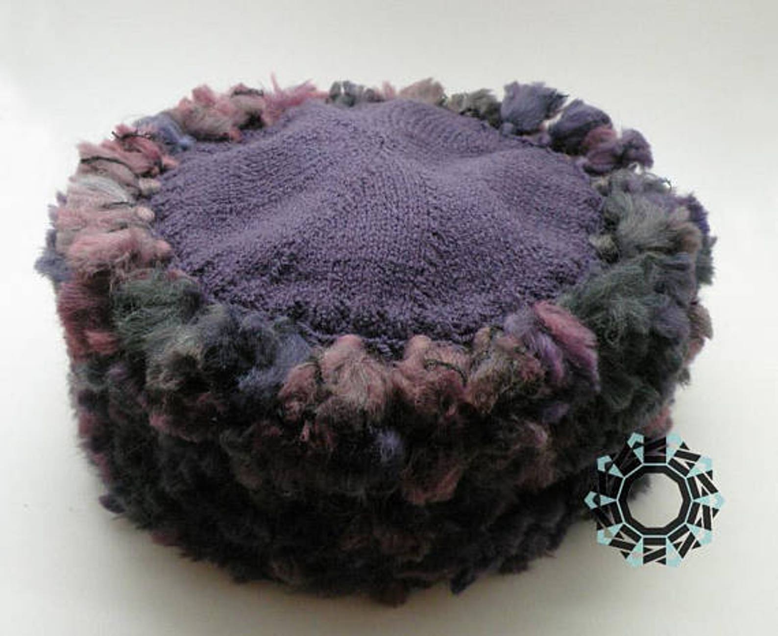 Fluffy Beanie, Purple Cap, Winter Hat Woman, Fluffy Winter Cap, Fluffy ...