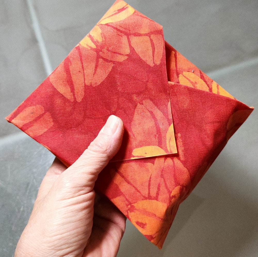 Batik, Painting, Textil Table Decoration, Ooak Handmade Textile, Unique ...