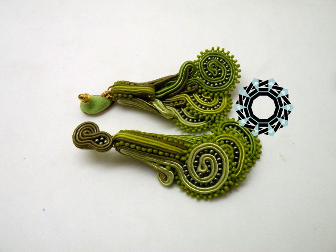 3D Soutache Earrings Tutorial Original Soutache Pattern - Etsy