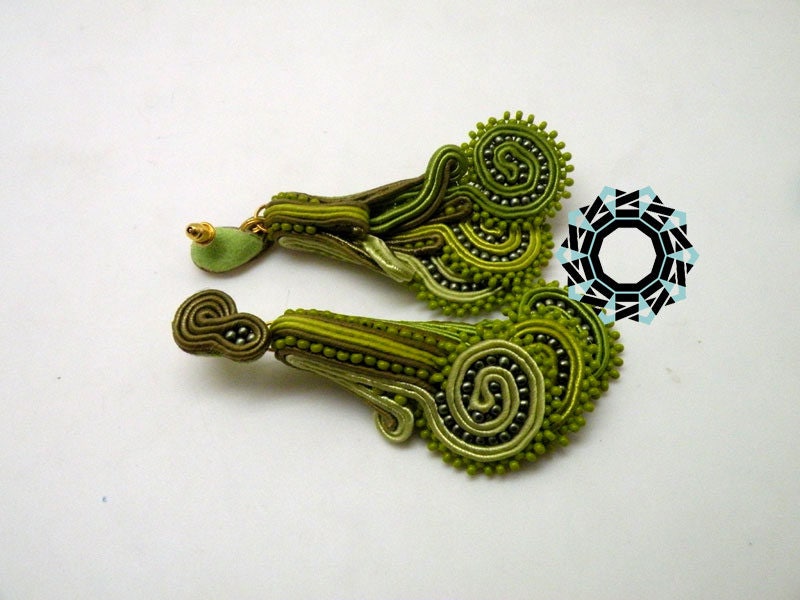 3D Soutache Earrings Tutorial Original Soutache Pattern - Etsy