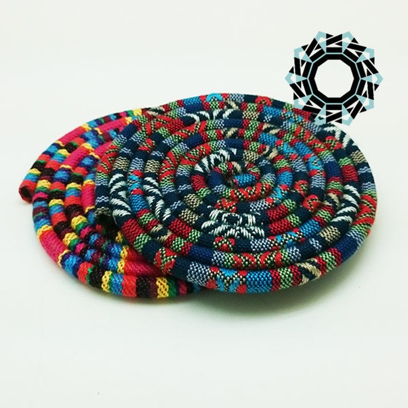 Round Blue Textile Drink Coaster, Ooak Handmade Textile Coaster, Unique ...