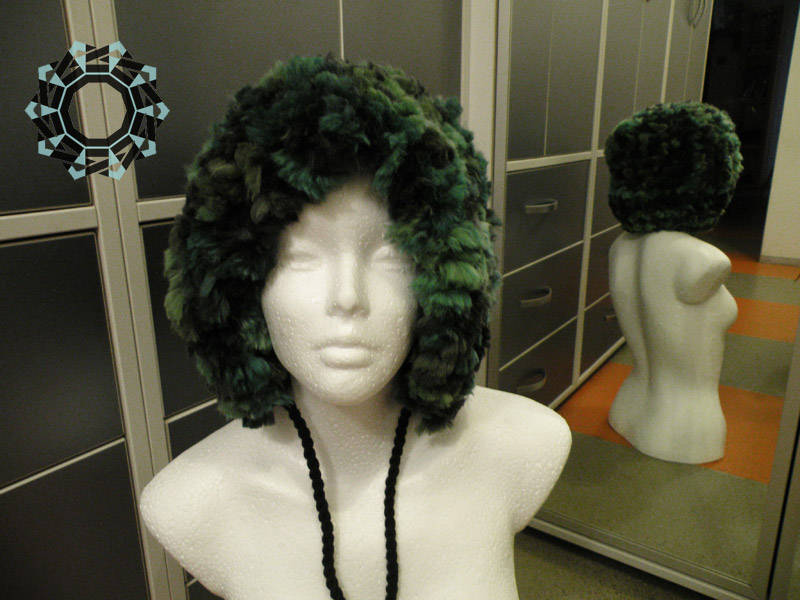 Fluffy Green Cap, Winter Hood Hat, Winter Cap Woman, Man Winter Cap ...