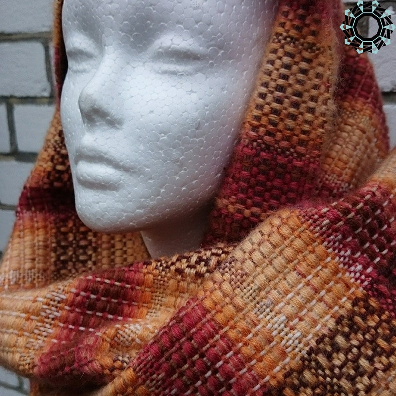 Mohair Apricot Scarf Handmade Weaving Weaving Scarf Women - Etsy