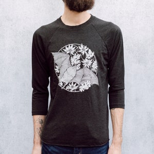 Vampire Bat Unisex Screen Print Baseball Tee - Etsy