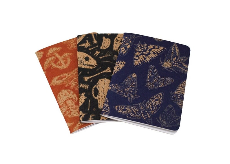 Natural Pattern Variety Pack Blank Pocket Notebooks - Etsy