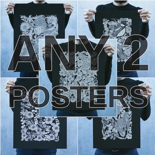 Screen Print Posters - Etsy