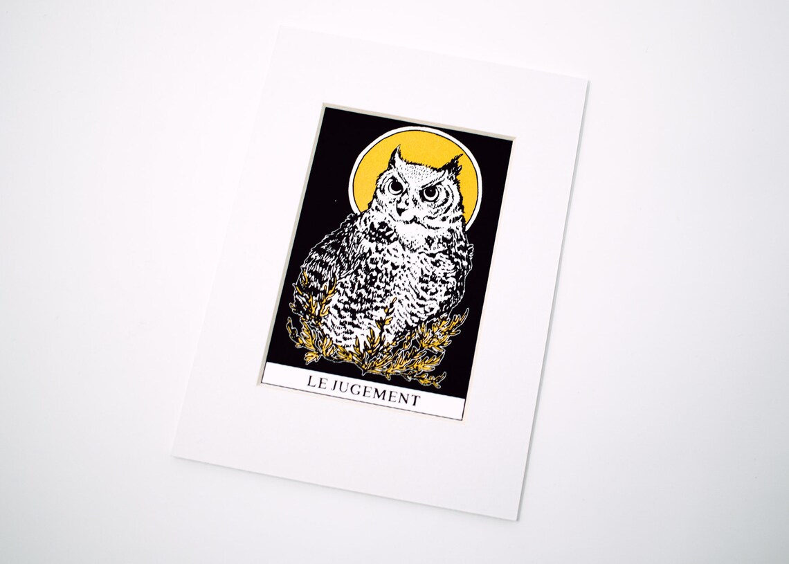 Judgement Black and Gold Tarot Screen Print | Etsy