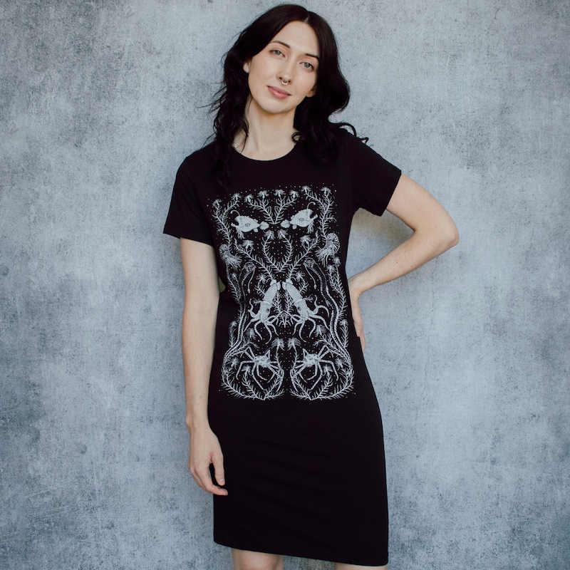 Screen Print Dress - Etsy