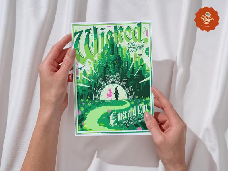 Póster de Wicked Emerald City – Arte mural imprimible - Etsy España