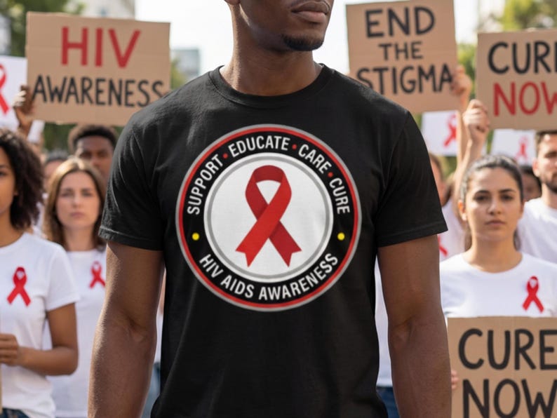 Buy Stand for Life – Aids Awareness Gift,aids Awareness Shirt,hiv ...