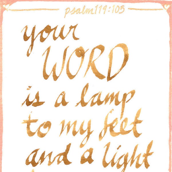 Light Unto My Path - Etsy