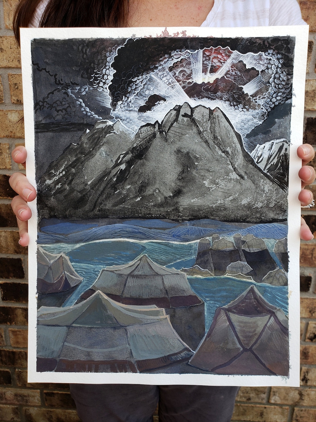 Mount Sinai, Exodus 19, Moses, Shekinah Cloud, God's Glory, Biblical ...