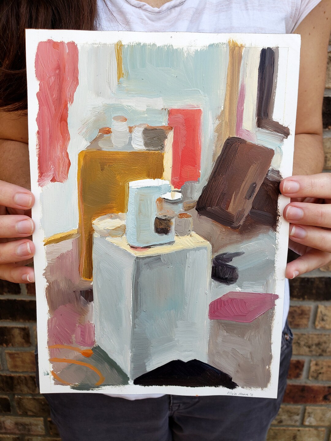 Art Studio Coffee, Still Life, Alla Prima, Impressionistic, Oil ...