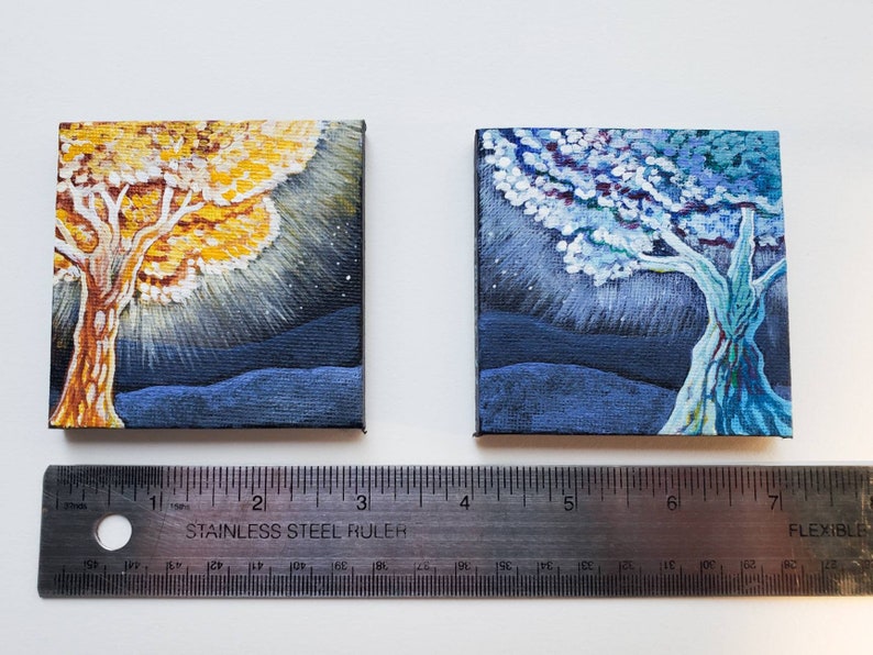 Laurelin and Telperion Two Trees of Valinor Tolkien Art of - Etsy