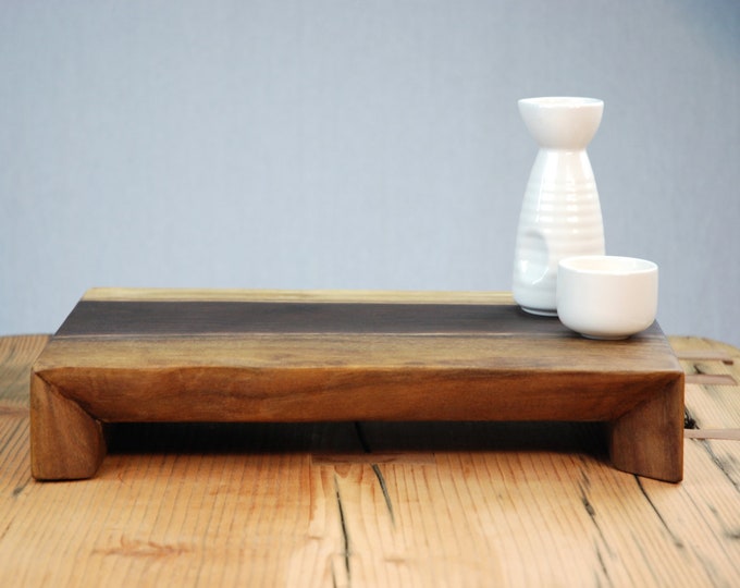 XL Black Walnut Waterfall Cutting Board No.101 - Etsy