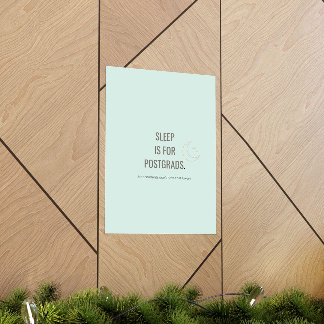 Motivational Poster for Med Student - Etsy