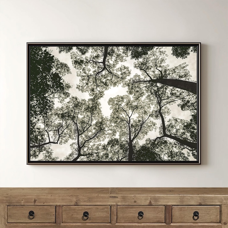 Canopy of Trees Print - Etsy UK