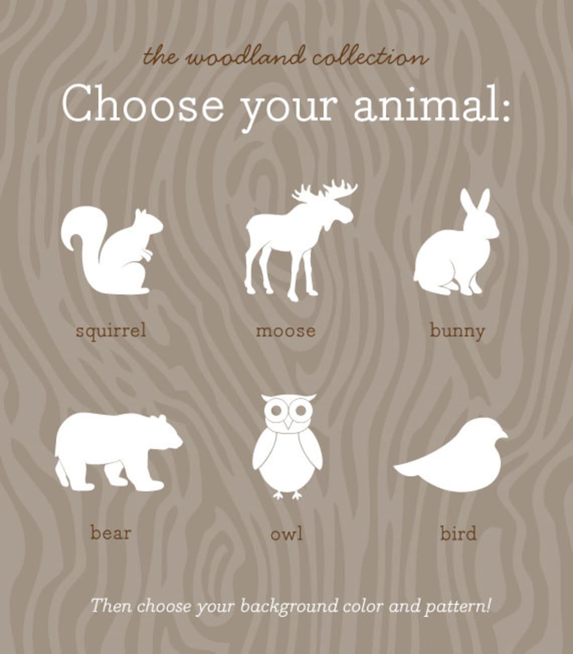 Woodland Collection / Forest Friends Nursery Art Set / Choose - Etsy