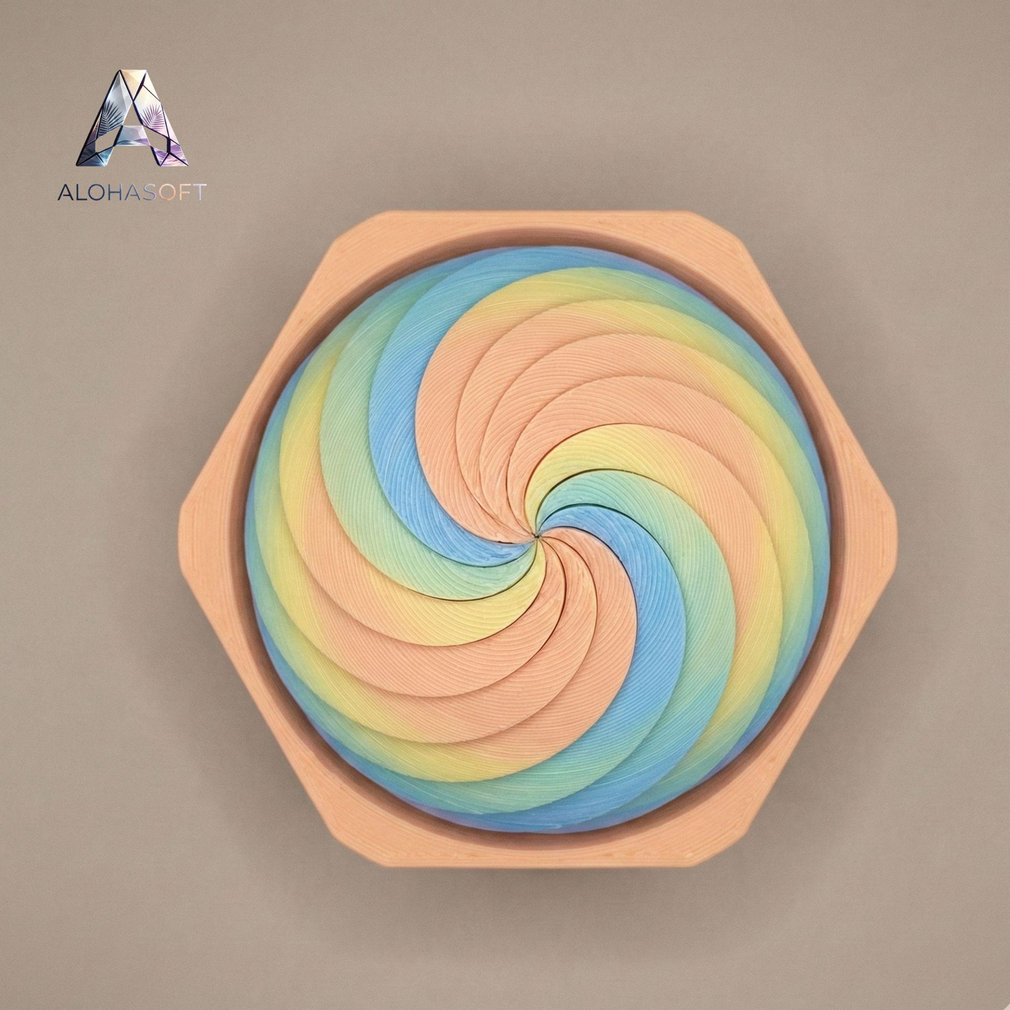 Wave Motion Ball Fidget | Smooth Rolling Desk Toy | 3D Print File - Etsy