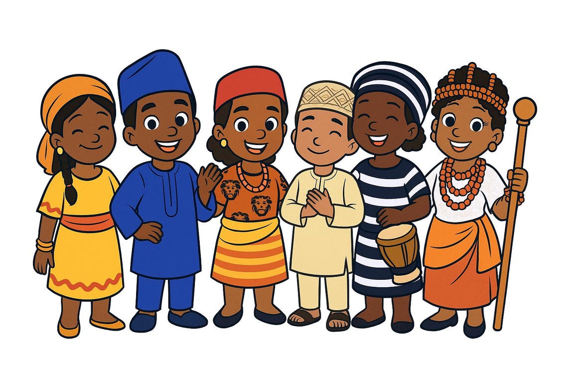 Omo Naija: Nigerian Culture Coloring Book for Kids - Etsy