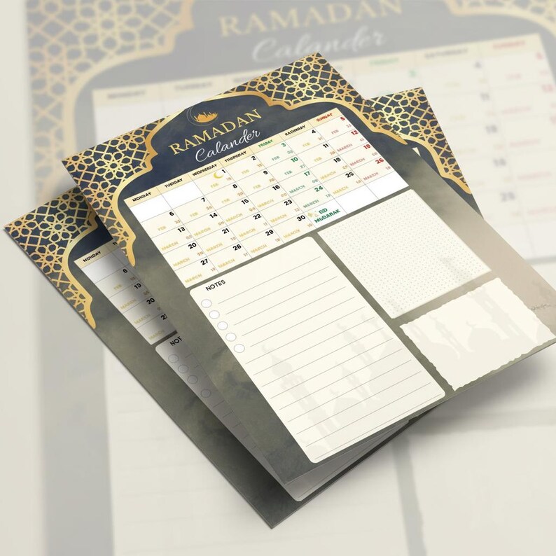 Ramadan Planner Bundle 2026 Editable Canva Digital Download Template - Etsy