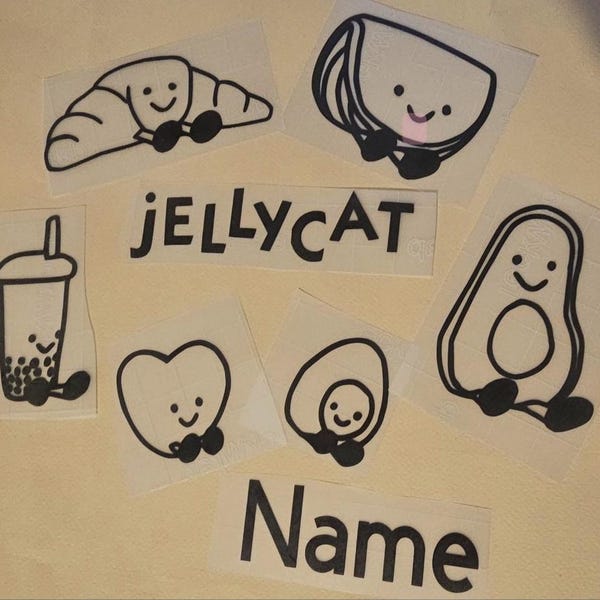 Jellycat Stickers - Etsy UK