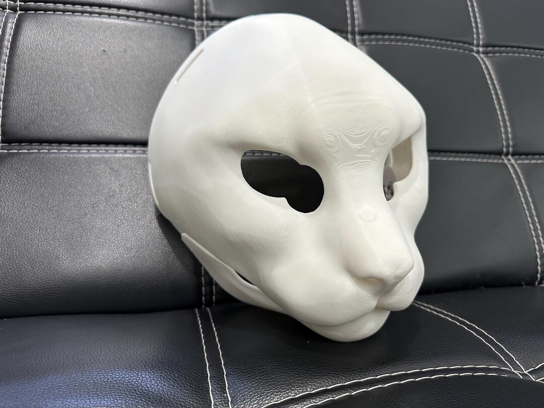 Maine Coon Realistic Fursuit Head Base With Jaw Set Moving Jaw, Costume ...