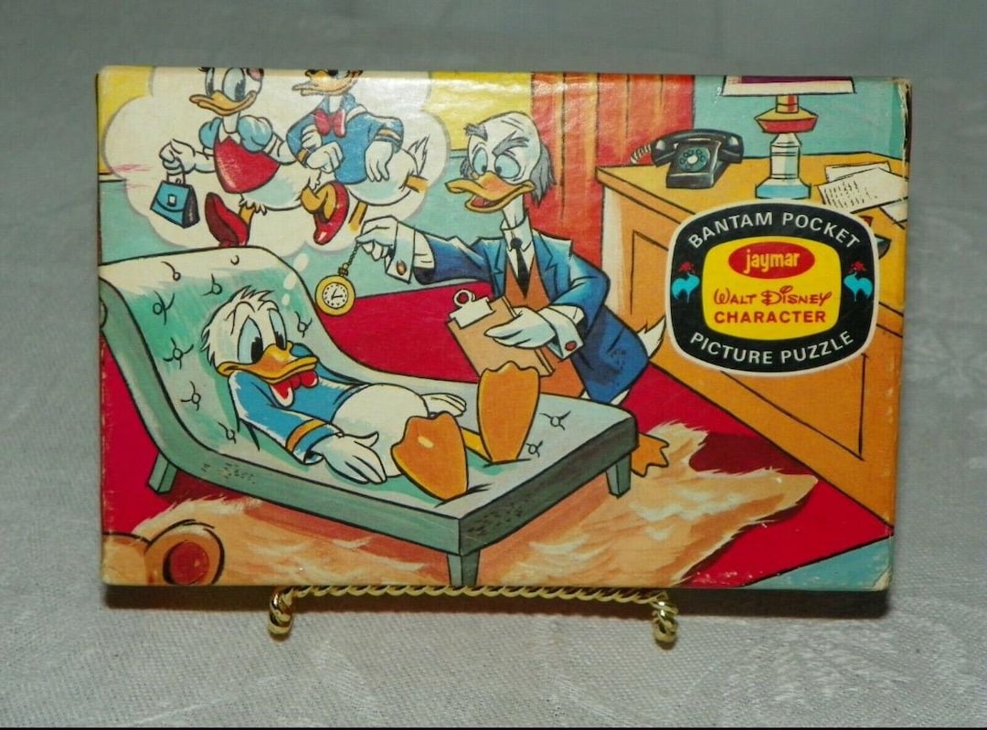 Donald Duck as Dr Von Drake Analyst Bantam Pocket Picture Puzzle by ...