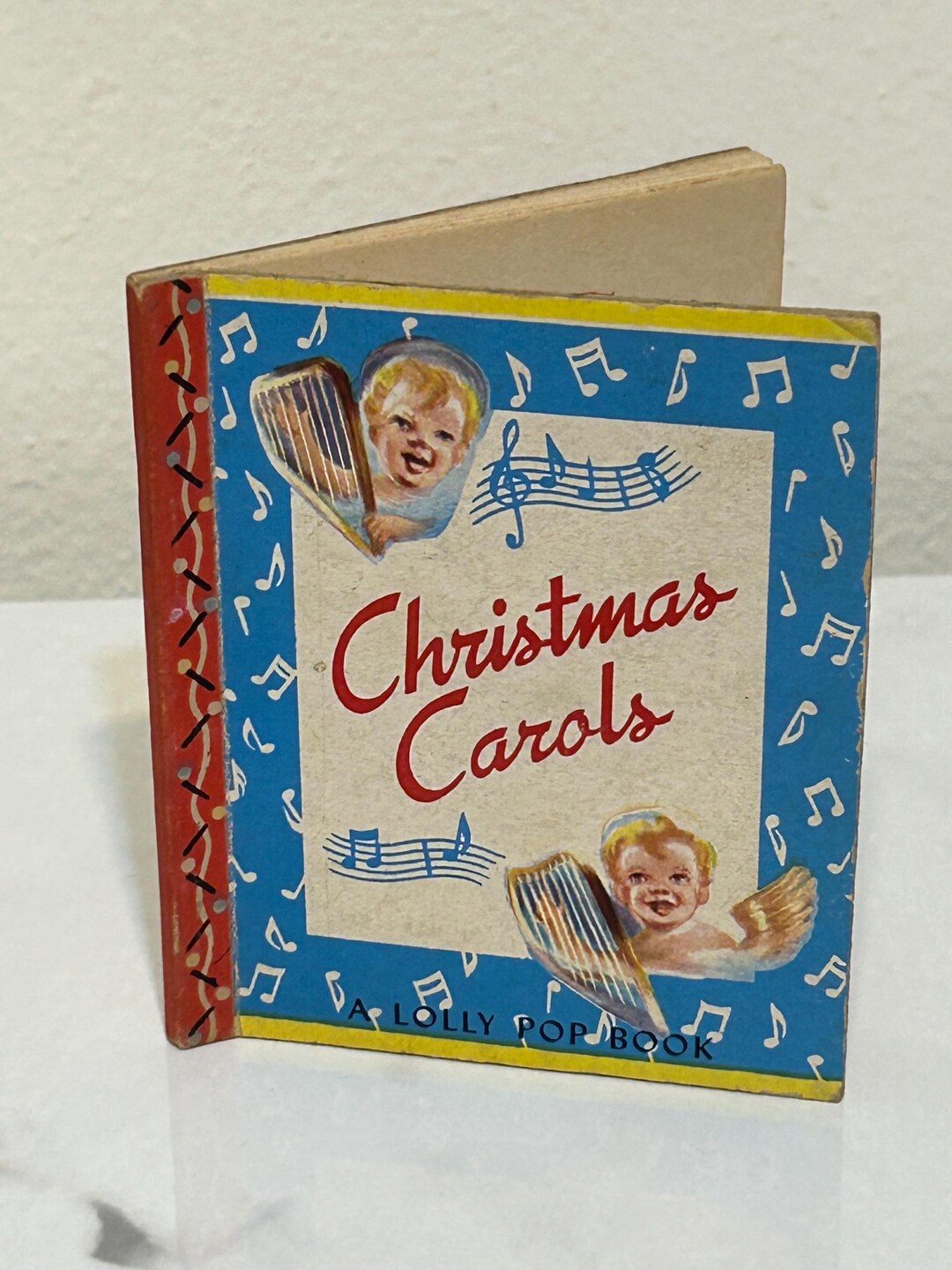 1949 Christmas Carols Mini Lilly Pop Book 580-5 4 Inches X 3.25 Inches ...