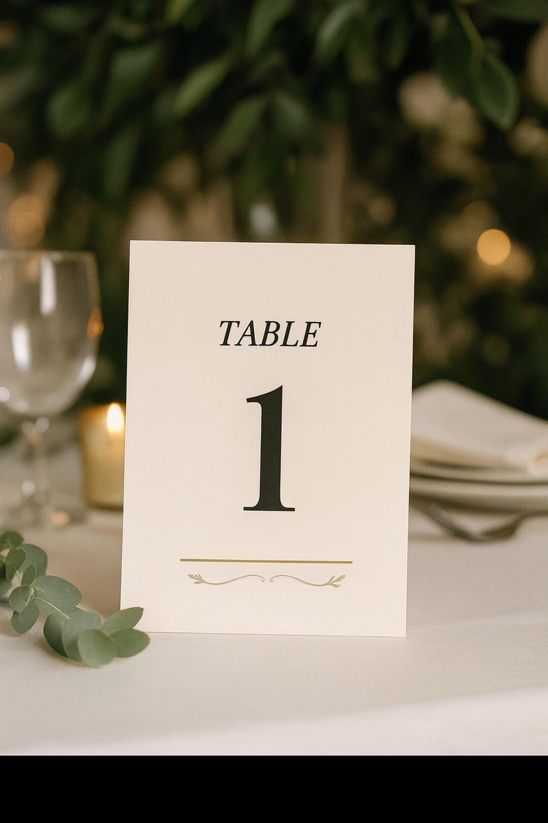Wedding Table Numbers, Printable Table Numbers, Editable Table Number ...