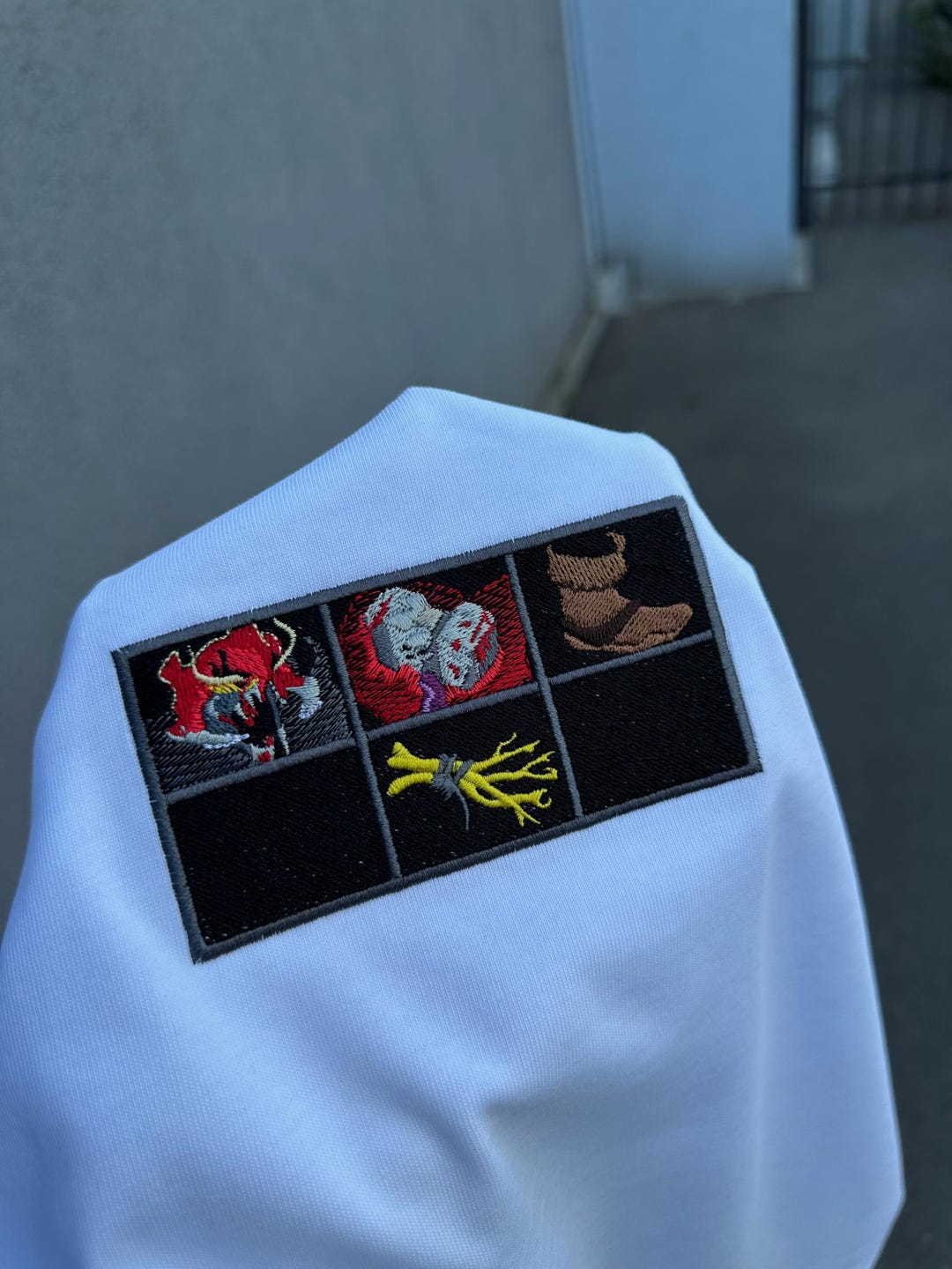 Pixel Spell Icons Embroidered T-shirt - Etsy