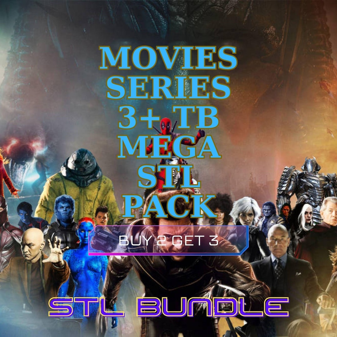 3+ TB Ultimate MOVIES & SERIES Stl Collection – 3D Printable Figures ...