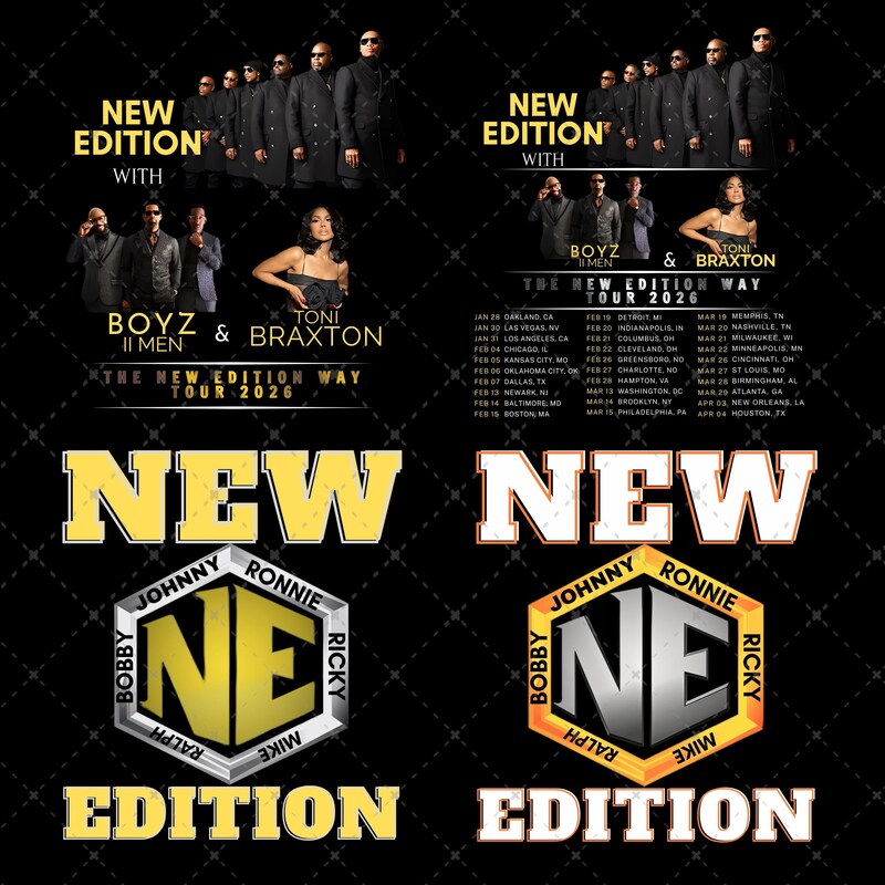 New Edition Svg - Etsy