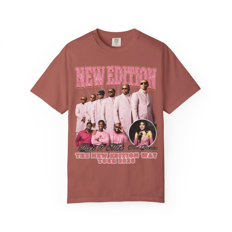 The New Edition Way Tour 2026 T-shirt Design PNG File: Digital Download ...