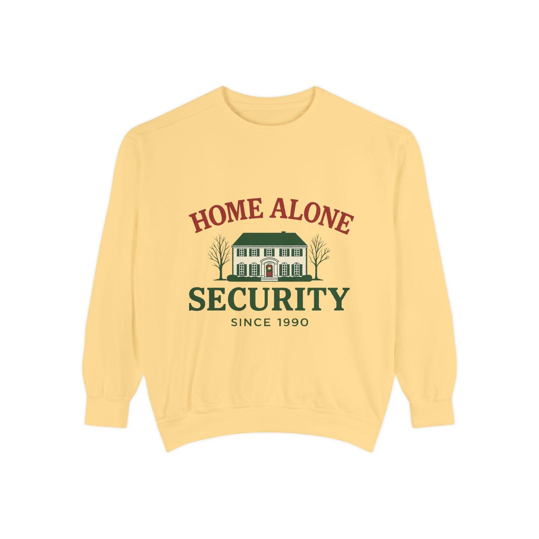 Home Alone Security Sweatshirt, Retro Movie Apparel - Etsy