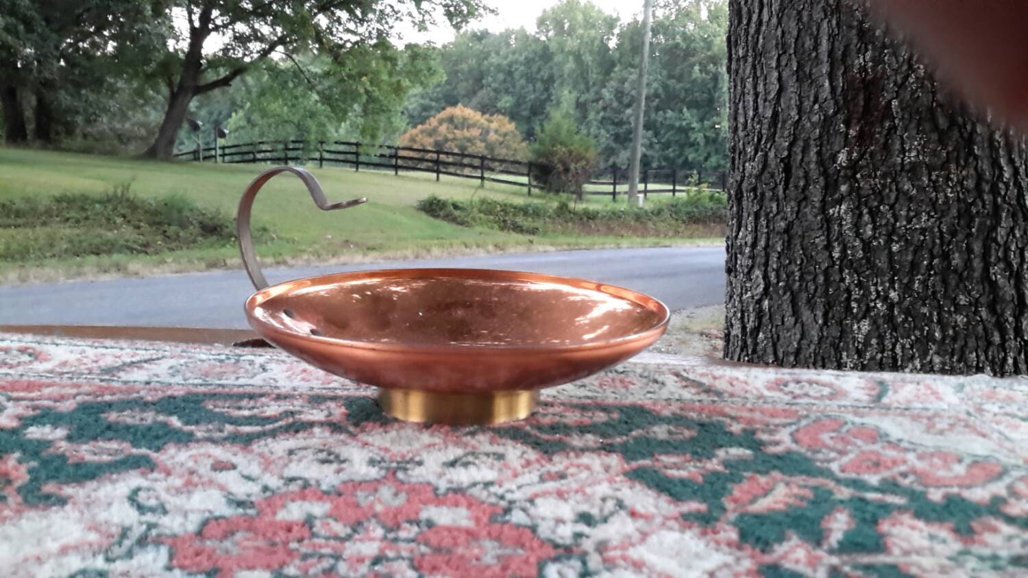 Copper Craft Guild Candle Tray Taunton Mass Vintage Copper Decor ...