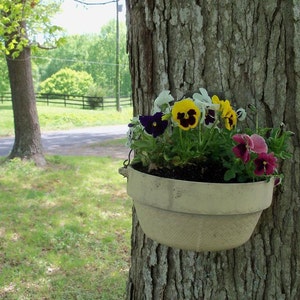 Crock Pan With Handle Spring Farm Decor in Antique Hanging Crock Gift ...