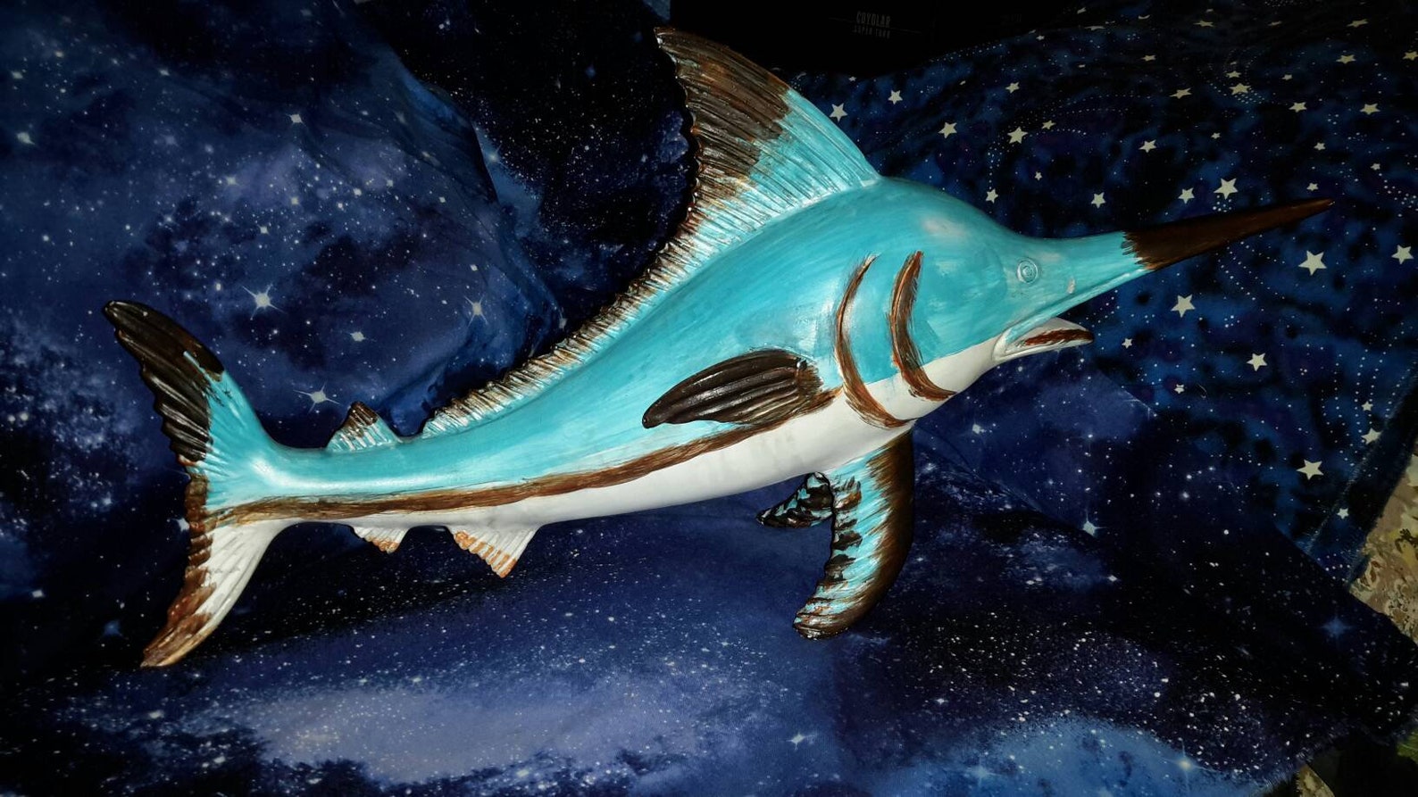 Sword Fish Sculptural Art Object Shore Life Decor Nautical | Etsy