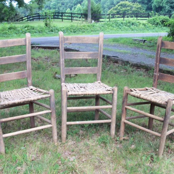 Primitive Chair - Etsy