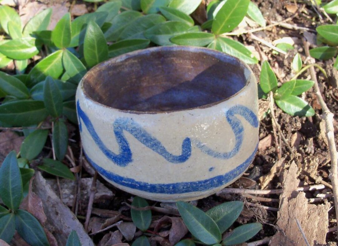 Salt Cellar Also Salt Glazed Vessel Abstract Native Design Small Bowl ...