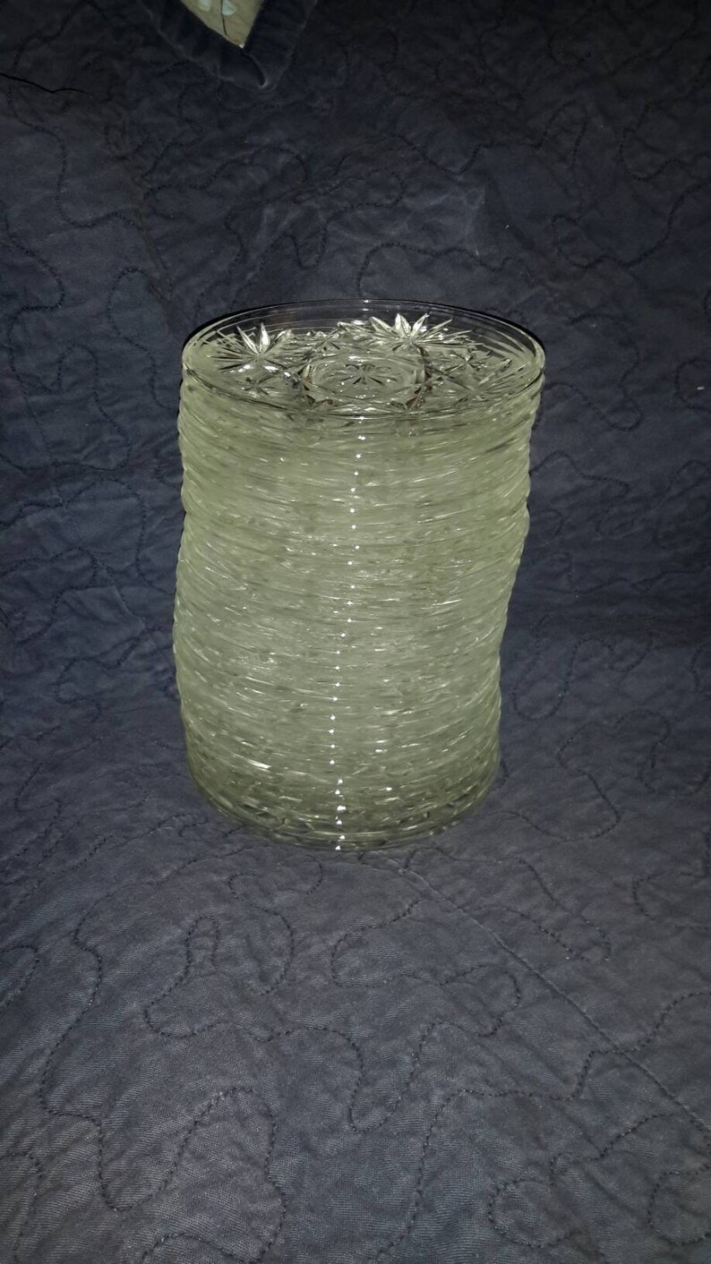 Crystal Side Plates Twenty Seven Useful Vintage Serving Dishes - Etsy