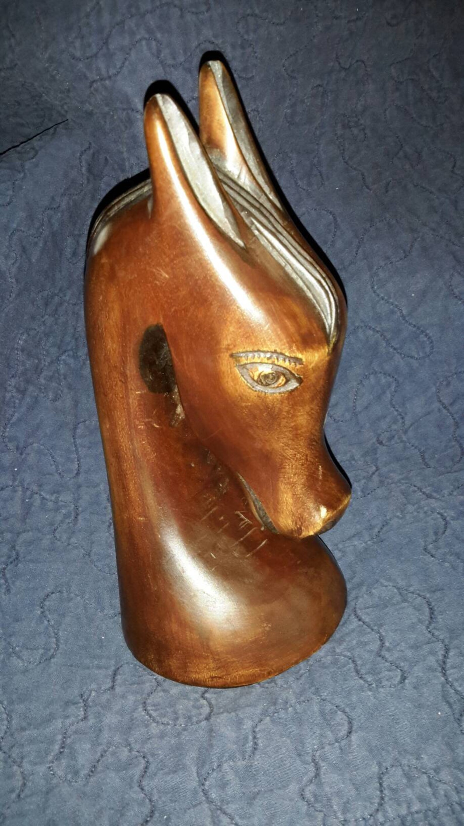 Horse Statue Bust Treen Modern Art Sculpture Equine Interior Design ...